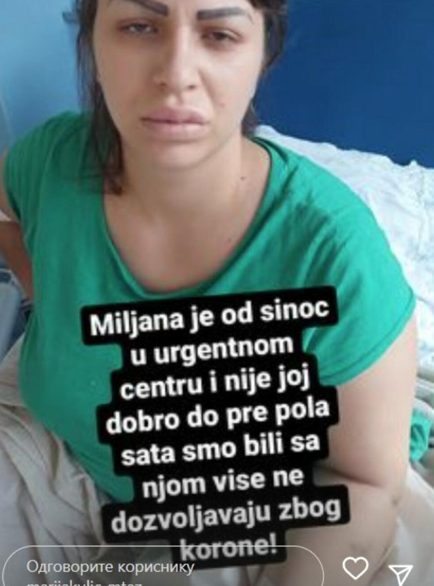 MILJANA HITNO ZAVRŠILA U URGENTNOM! Pozlilo joj nakon operacije, Marija ...