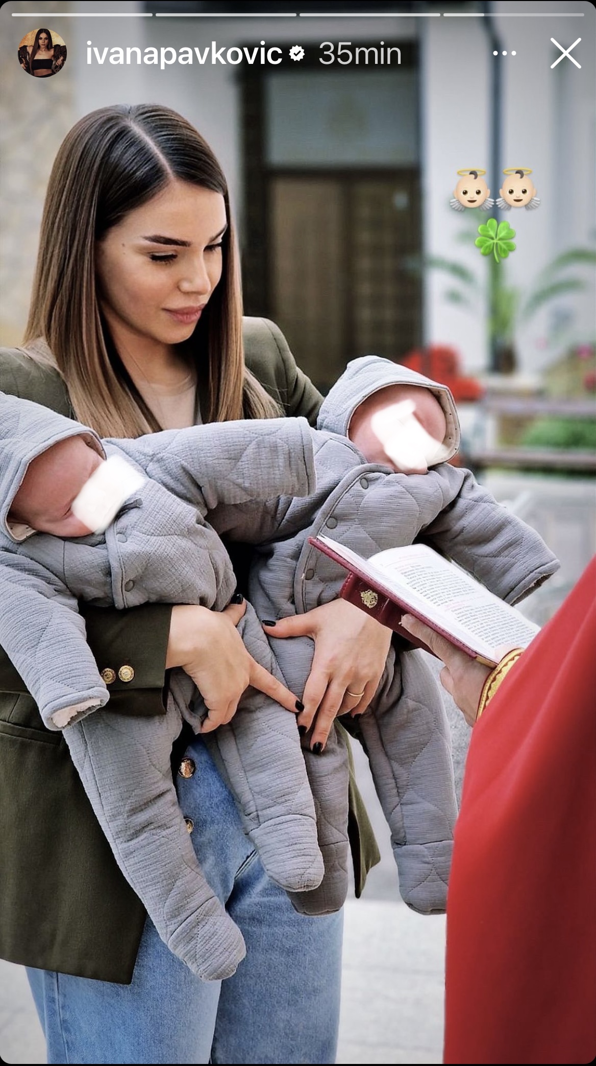 IVANA PAVKOVIĆ I PETAR MITIĆ KRSTILI BLIZANCE: Ovo je veliki dan za porodicu, a mama se odmah ...